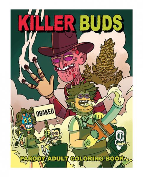 Wood Rocket Killer Buds Adult Coloring Book – Spicy Supply